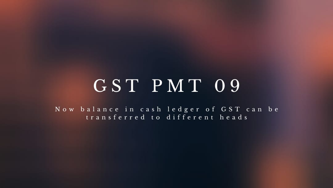 GST FORM PMT-09
